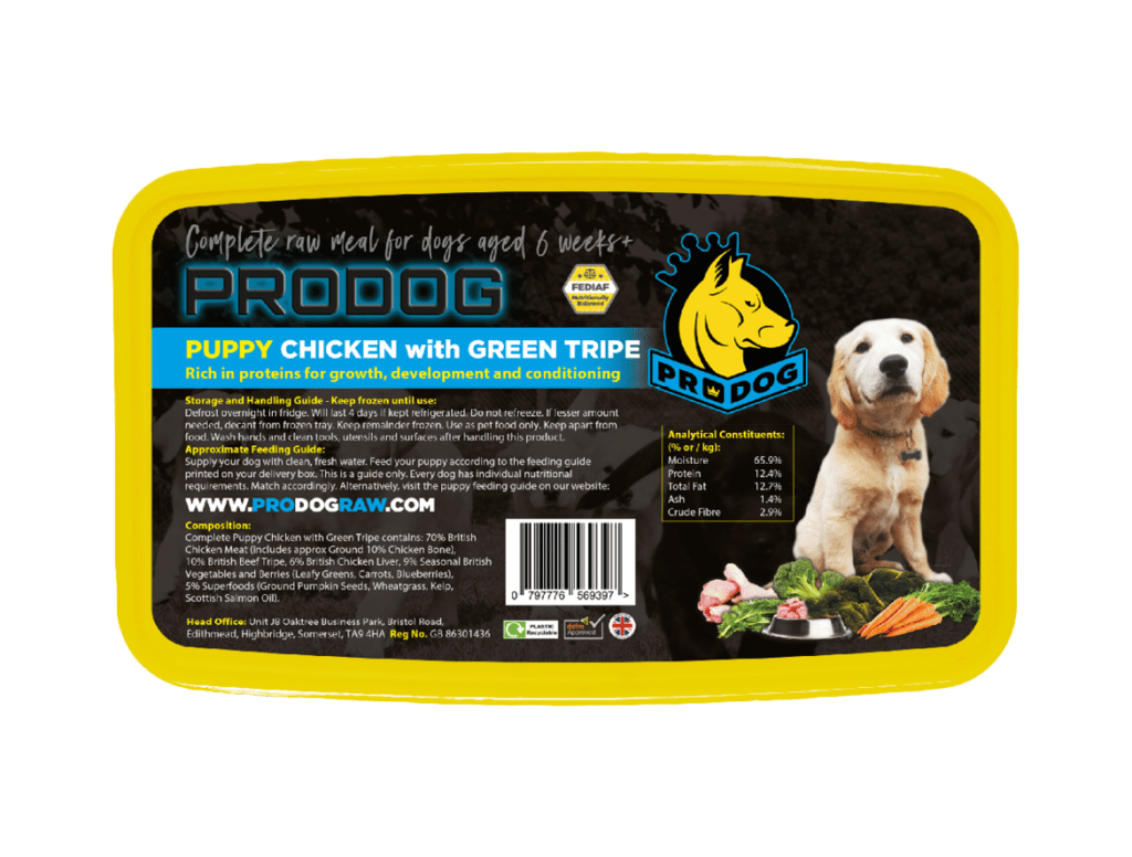 Tripe Raw Puppy Food Meal | Complete & Tasty | ProDog Raw