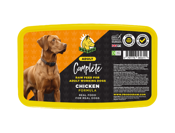 Chicken Complete Raw Dog Food Meal | Buy Online | ProDog Raw