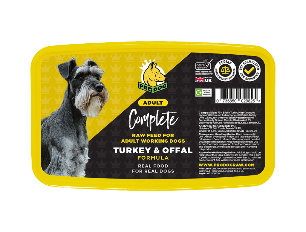 Turkey Complete Raw Dog Food | 100% Natural | ProDog Raw