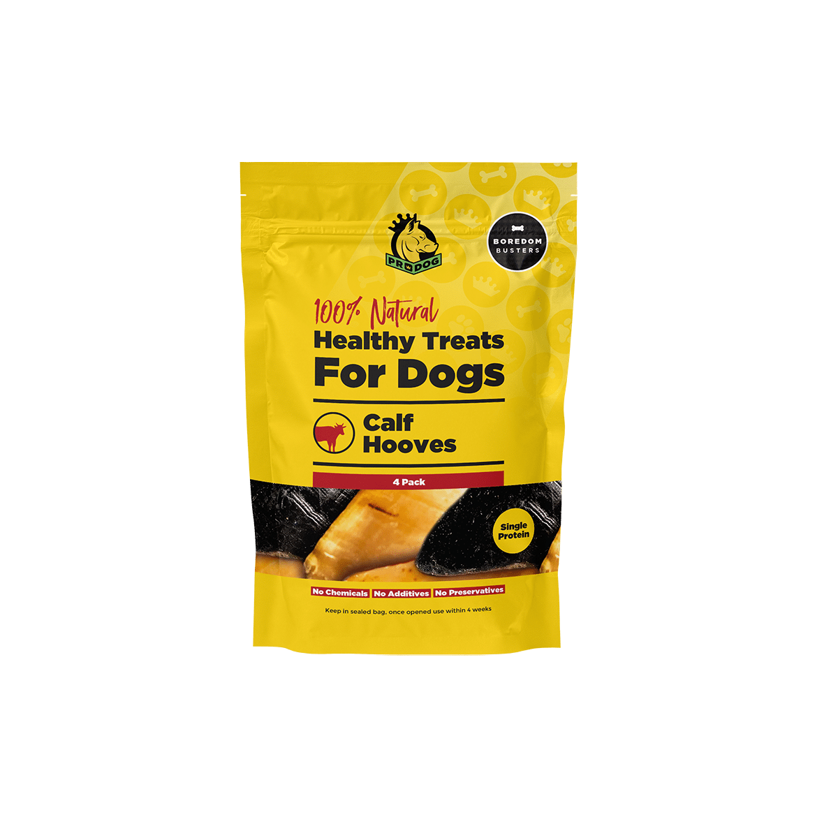 Cow Hooves For Dogs | Pack of 4 | Long Lasting | ProDog Raw